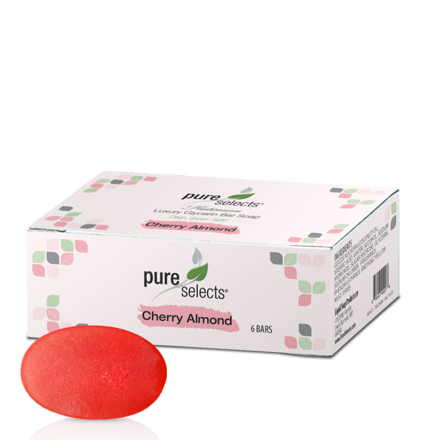 Natural Visions Bar Soap Glycerin - 6 Pack Cherry Almond Fragrance ...